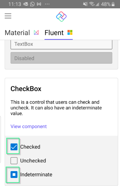 [Gallery][Android/iOS] Image inside Checkbox is displaying incorrectly. · Issue #5048 ...