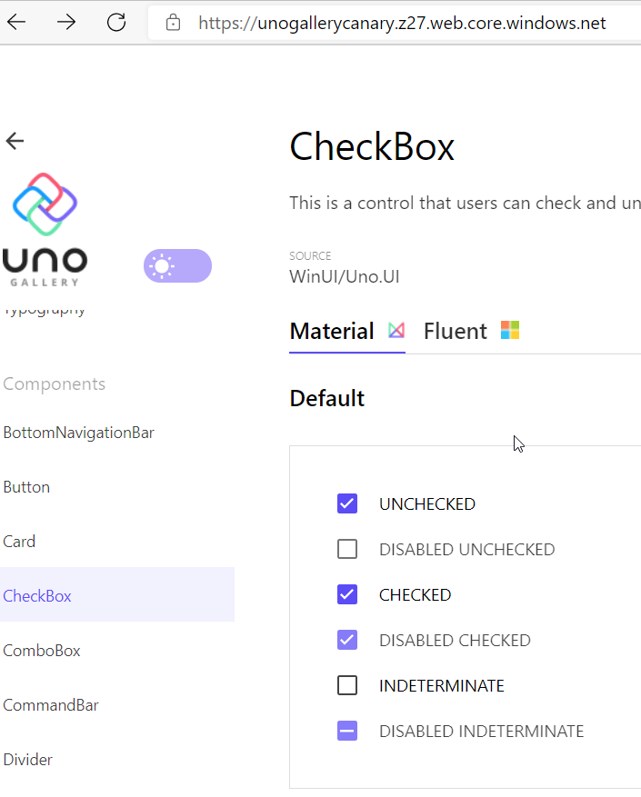 [wasm] Mouse Over The Checked Makes The Check Dissapear · Issue 4940 · Unoplatform Uno · Github