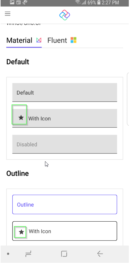 [Gallery][Wasm] TextBox icon is missing · Issue #5122 · unoplatform/uno · GitHub