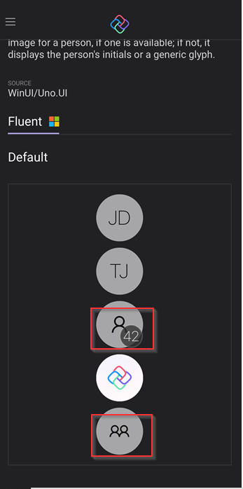 [gallery][android Ios] [personpicture] Image Inside The Circle Is Displaying Incorrect · Issue