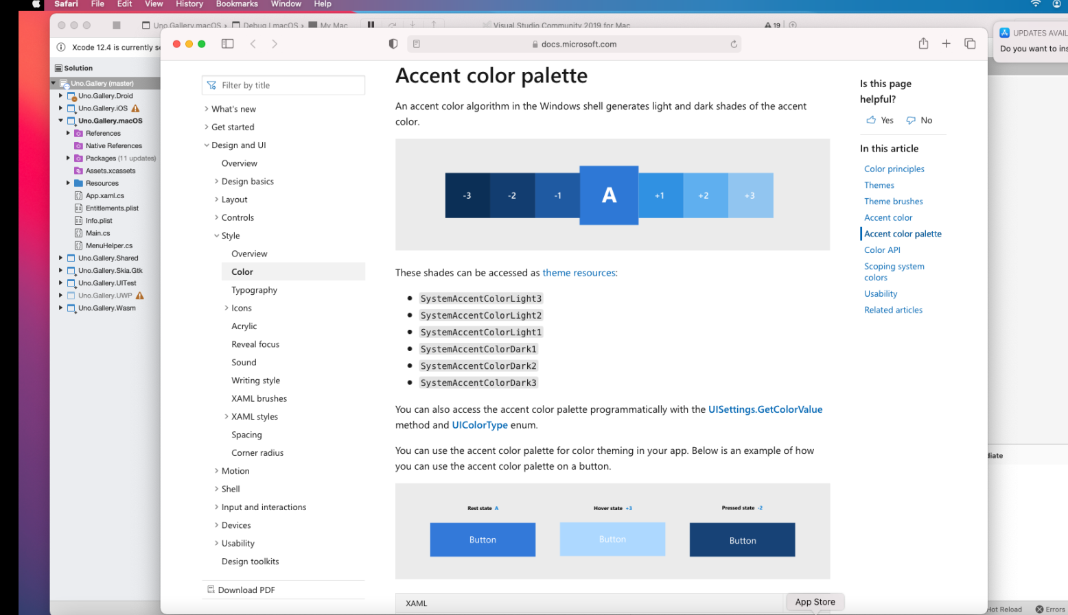 [macOS] [Hyperlink] Color and pressed state of the hyperlink is not displayed correctly · Issue ...