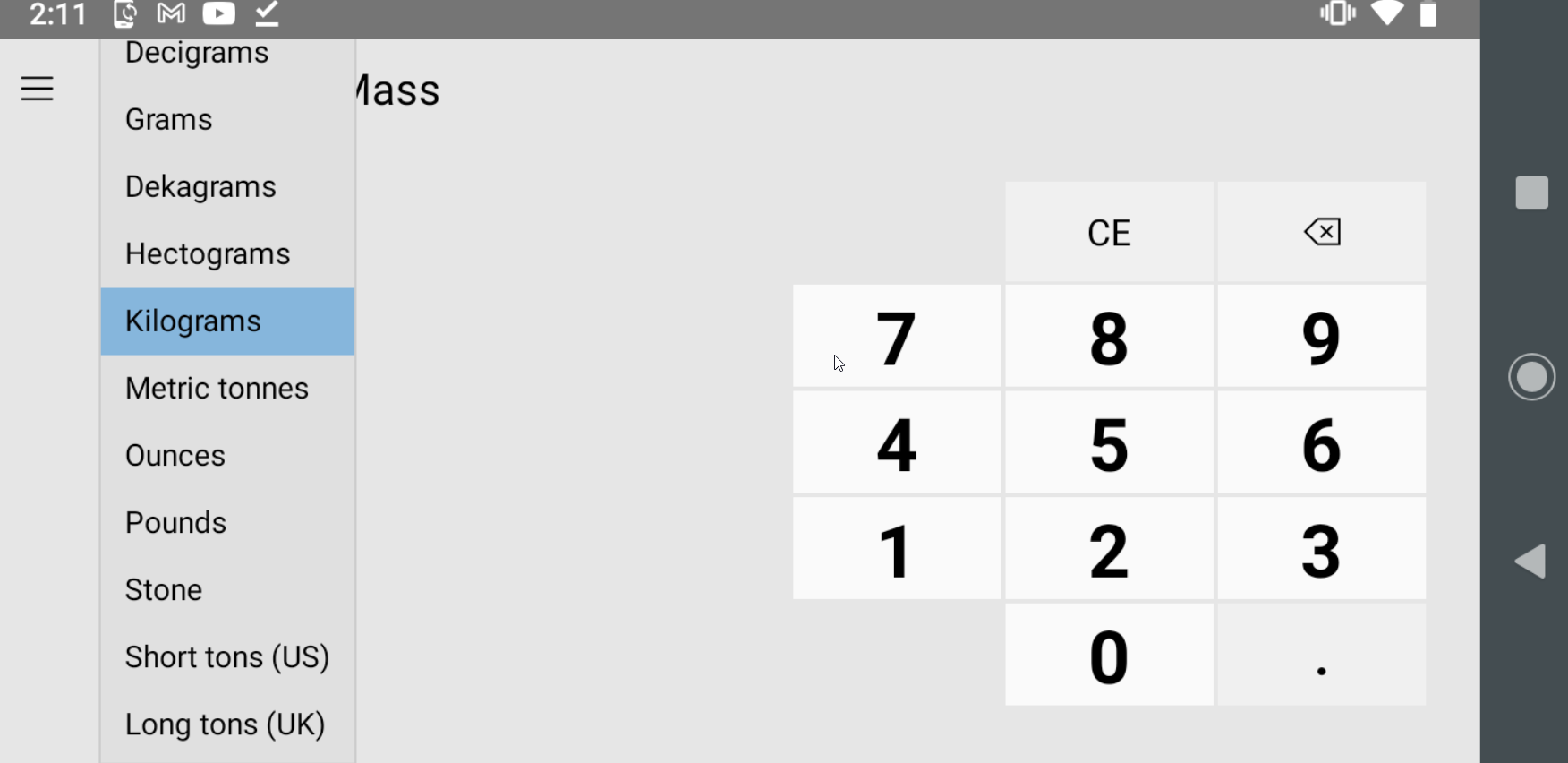 [Calculator][Android] Last drop-down option isn't visible for some ...