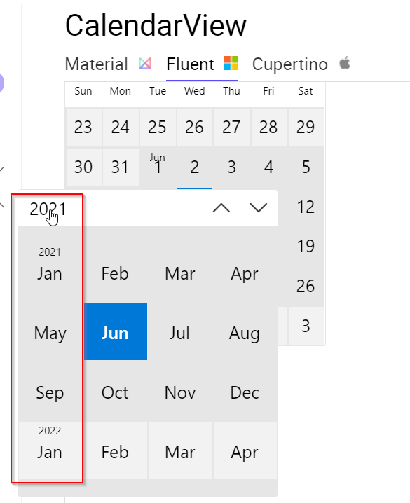 [Gallery][Android/iOS] CalendarView-For the monthly view of calendar ...