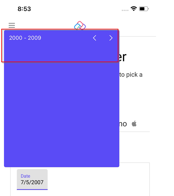 [Gallery][iOS] CalendarDatePicker-Material and Cupertino-Calendar is flickering and getting ...