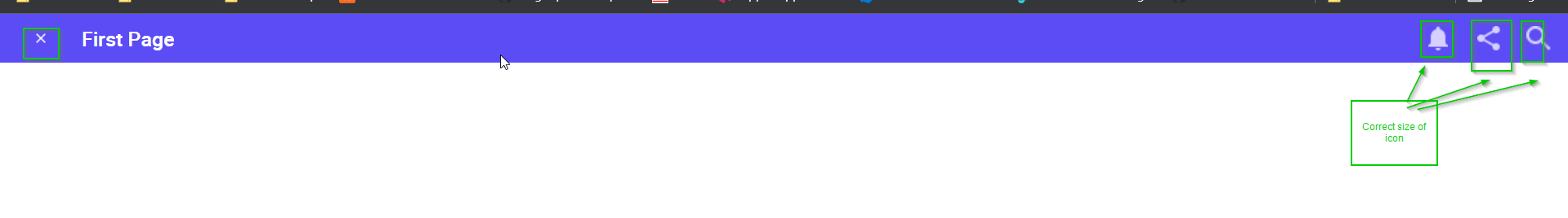 [Gallery][Android] Commandbar,TabBar and NavigationBar-Back arrow button on Commandbar and Close ...