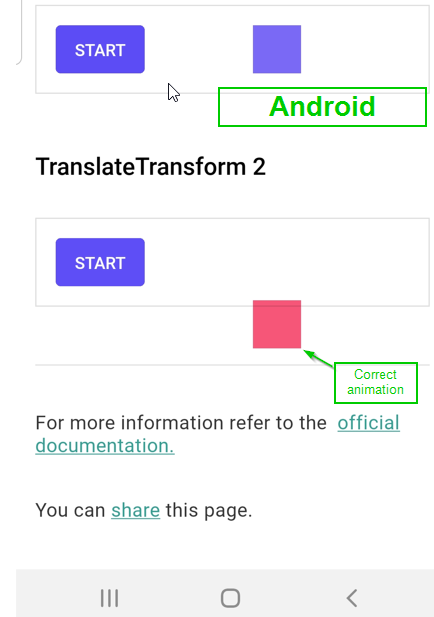 [Gallery][iOS]Animation- For 'TranslateTransform2' option the animation ...