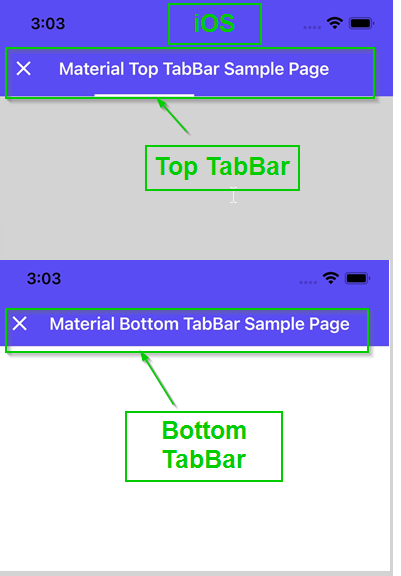 Gallery Android Tabbarmaterial Top Header Is Blank For Tabbar