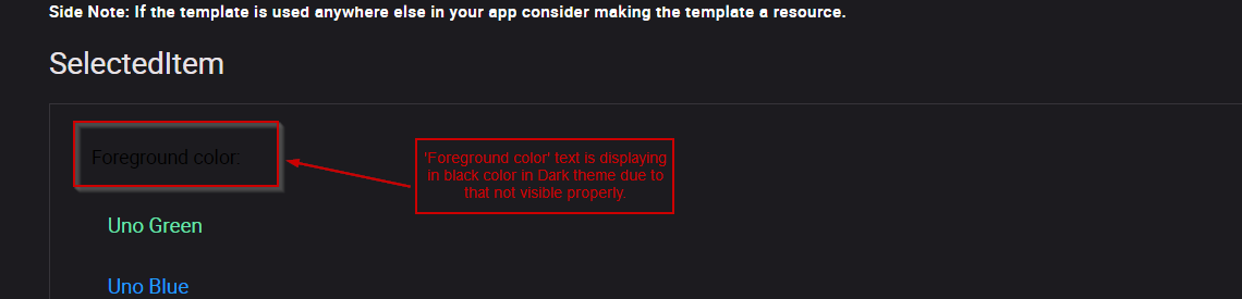 [Gallery][Wasm/Skia.GTK]ListView- The 'Foreground color' text font color is not changing for ...