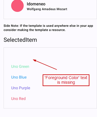 [Gallery][iOS/Android]ListView-The 'Foreground color:' text is missing. · Issue #8990 ...