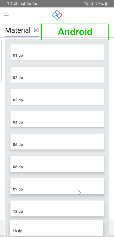 [Gallery][All Platforms] ElevatedView unification. · Issue #9388 ...