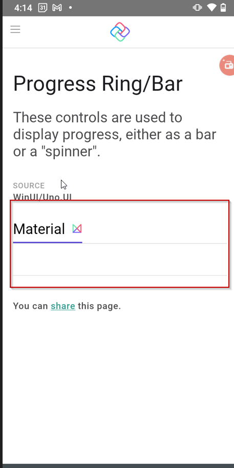 [Gallery][Android/iOS]ProgressRing/Bar and Lottie- ProgressRing, Bar and Lottie are missing ...