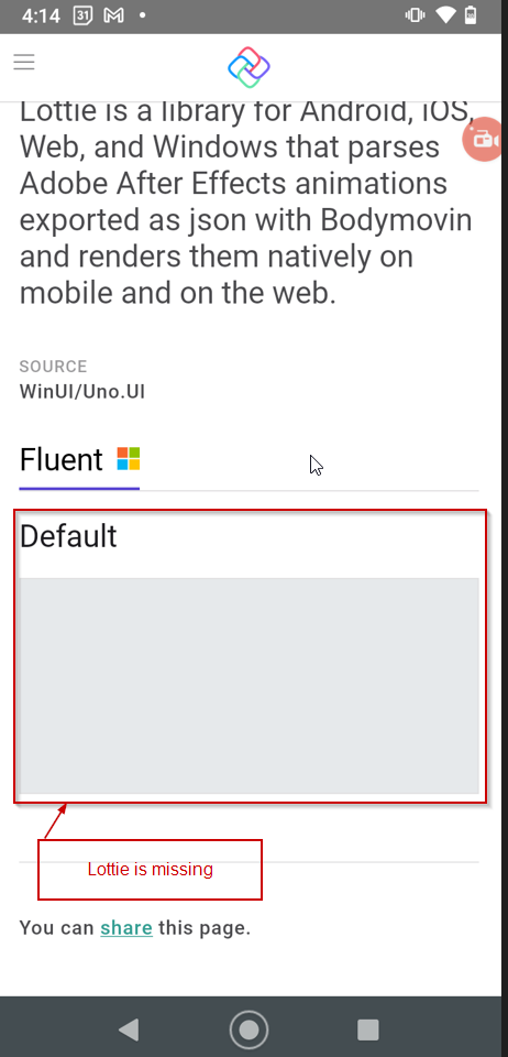 [Gallery][Android/iOS]ProgressRing/Bar and Lottie- ProgressRing, Bar and Lottie are missing ...