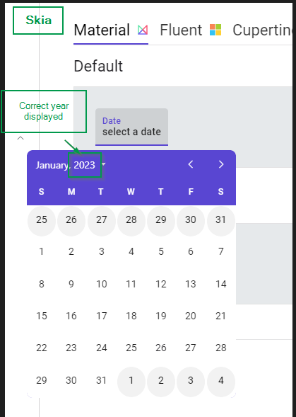 [Gallery][Wasm]CalendarDatePicker- In second click on 'select a date' option in the pop-up ...
