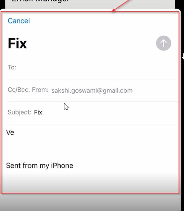 [Gallery][iOS]Email Manager - When clicking on 'compose' button, the ...