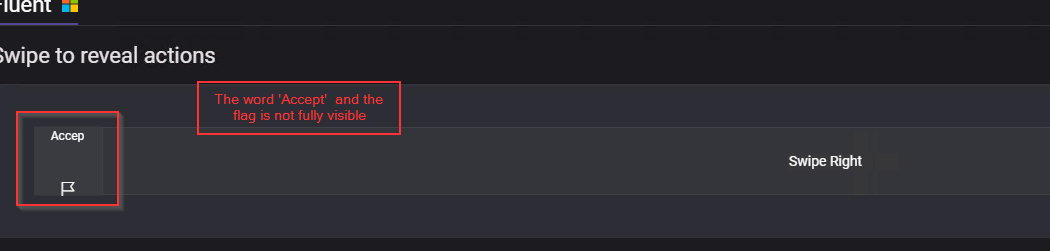 [gallery][skia Gtk Wasm]swipecontrol The Word Accept Is Truncating And Word Open And Mail