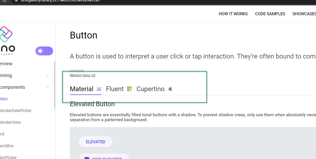 [Gallery][Skia.Gtk]when scrolling up, all the option(Material, Fluent, Cupertino) moves to the ...
