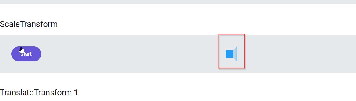 [Gallery][Wasm]Transforms- Rotate box for 'scaleTransform' at the time of transform leaving few ...