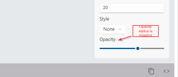 [Gallery][Skia.Gtk]Infobadge- when move slider to Max 1, Opacity bar not displaying values near ...