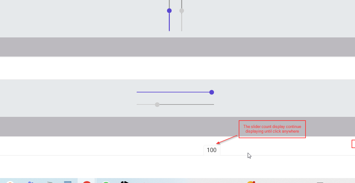 [Gallery][Wasm]Slider- slider Count value keep on displaying until once ...