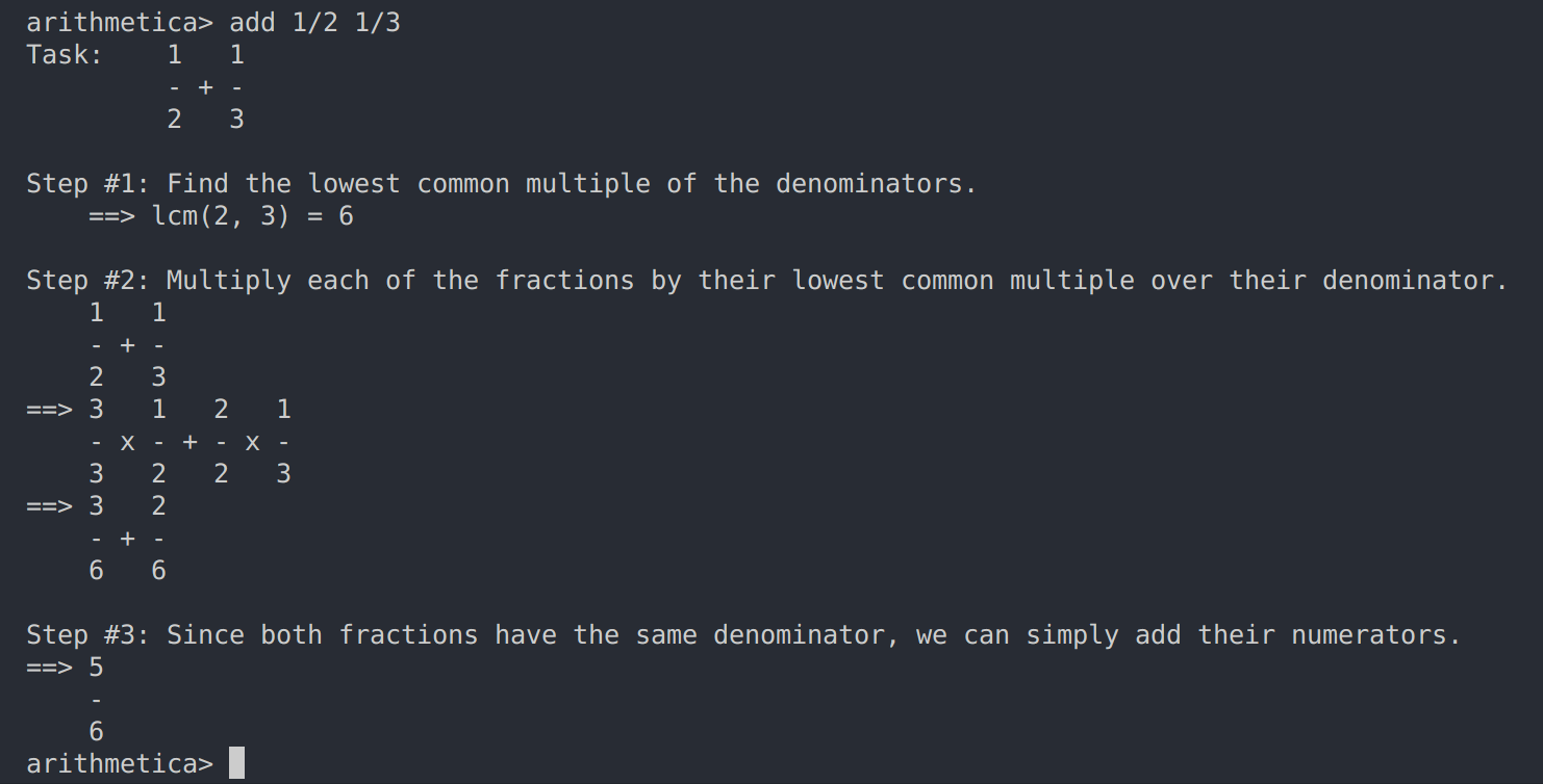 GitHub - arithmetica-org/arithmetica-tui: A command-line wrapper for the arithmetica library ...