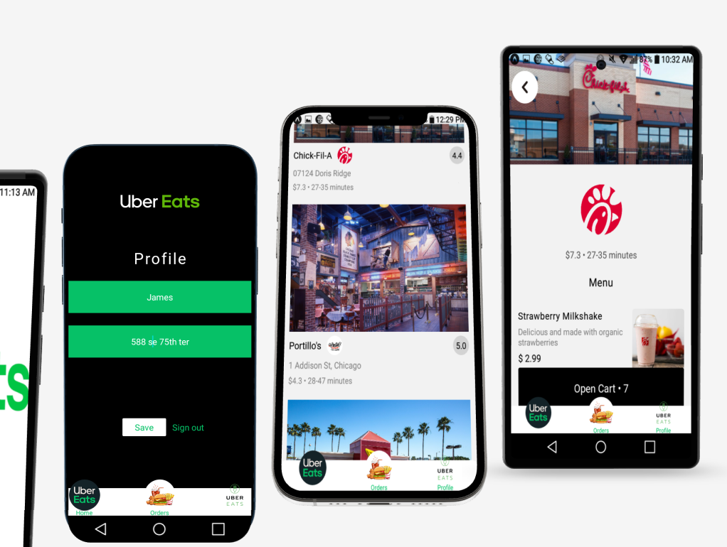 GitHub - JamesPesenti/UberEatsClone: I created a full stack UberEats User mobile app using React ...