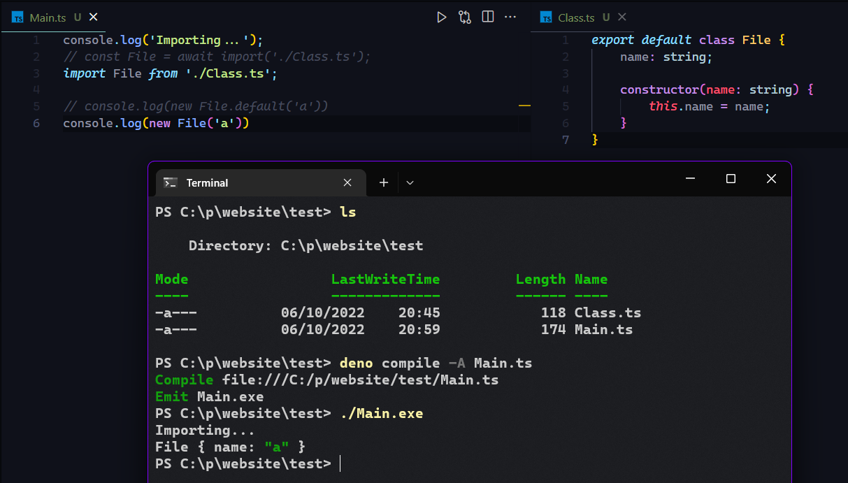 Import Function Does Not Work On Compiled Files · Issue 16184 · Denolanddeno · Github 4456