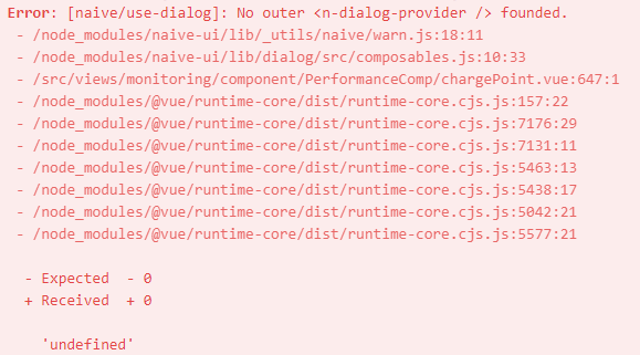 use useDialog while use vitest and got error : No outer founded · Issue ...