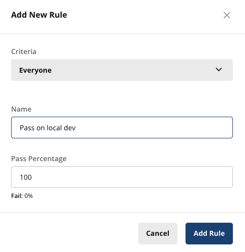 Using Environments for Conditional Evaluation outside of Production | Statsig Docs