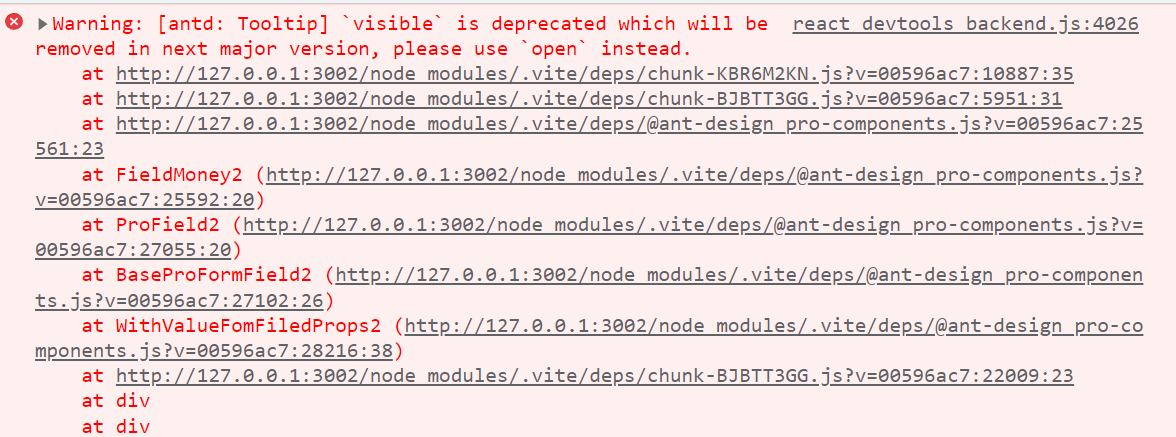 ProFormMoney 内置的 Popover visible 属性未更新为 open · Issue #6050 · ant-design/pro-components · GitHub