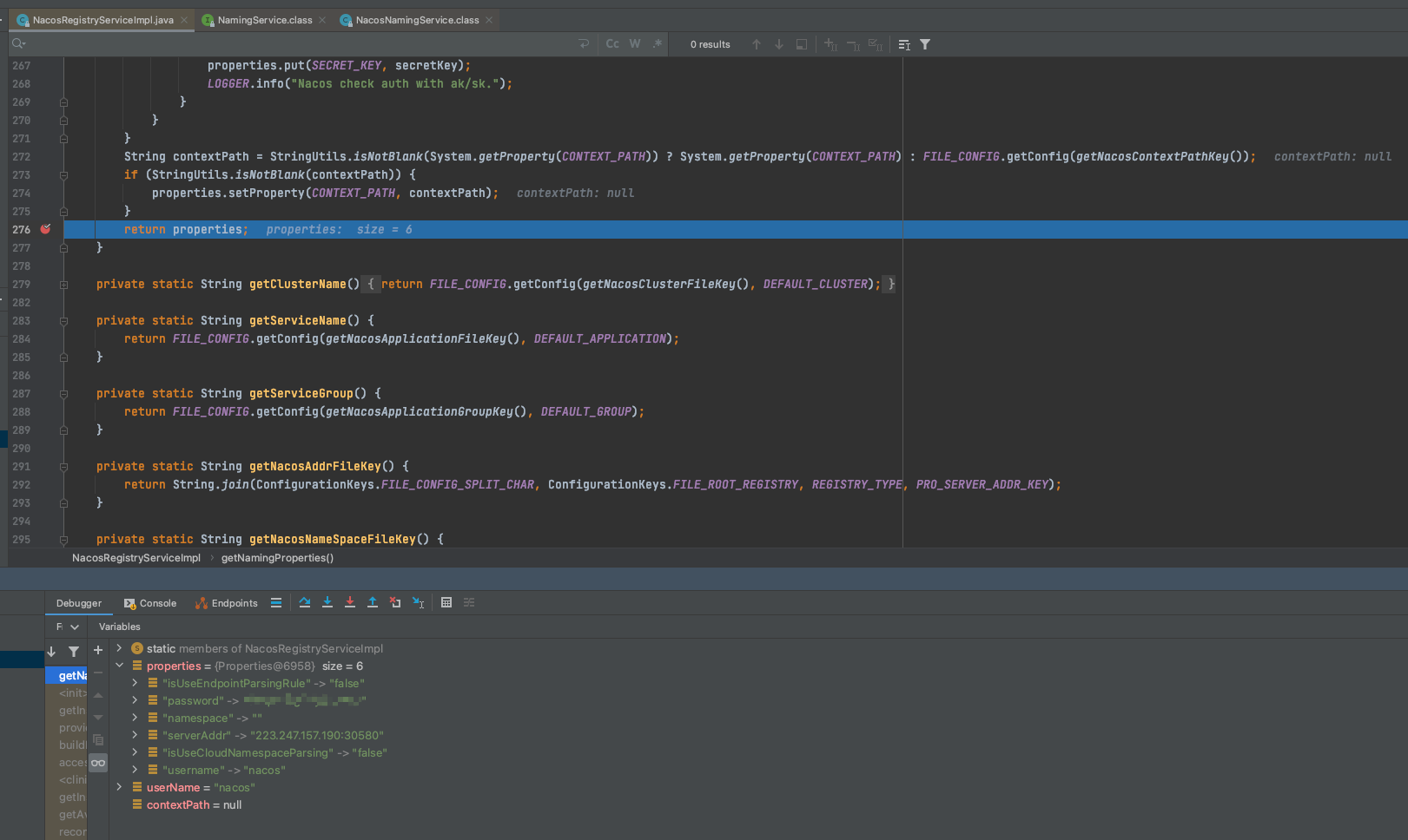 seata 1.6.1 no available service found in cluster 'default', please make sure registry config ...