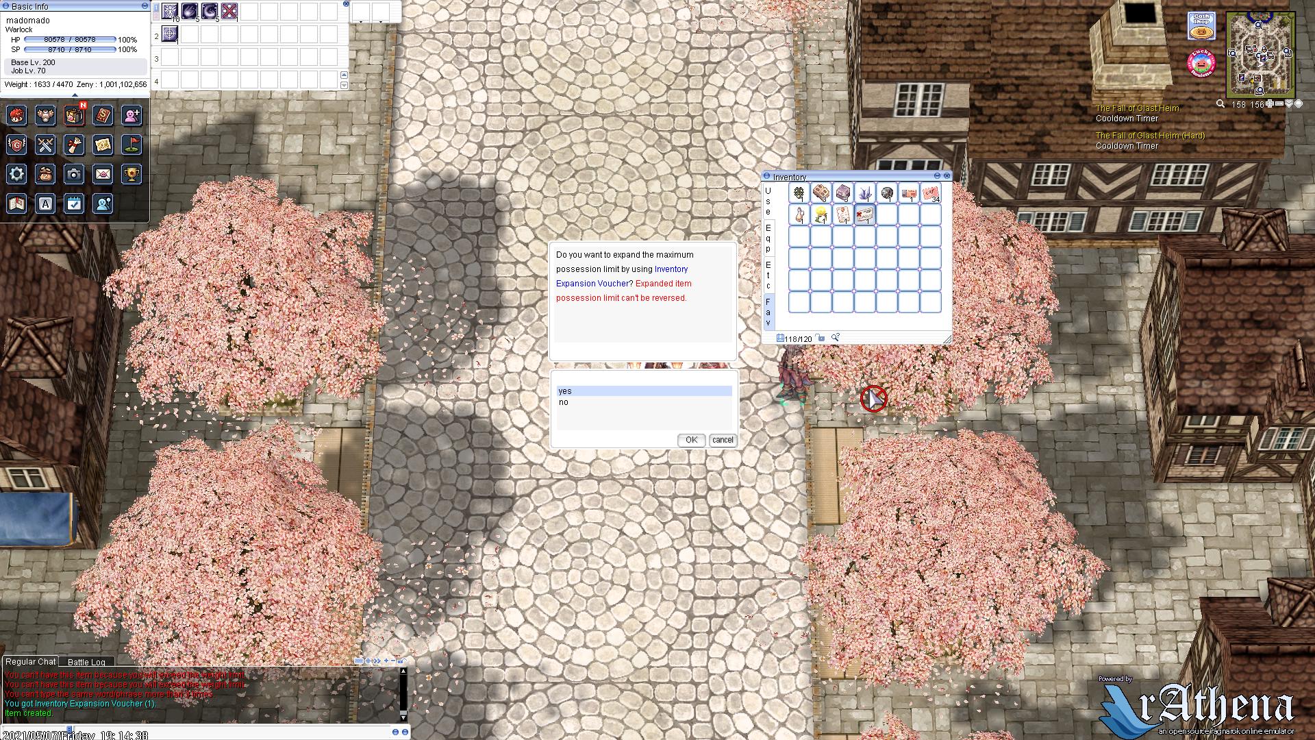 This expandinventory script command is hoped to be added in rathena! · Issue #4513 · rathena ...