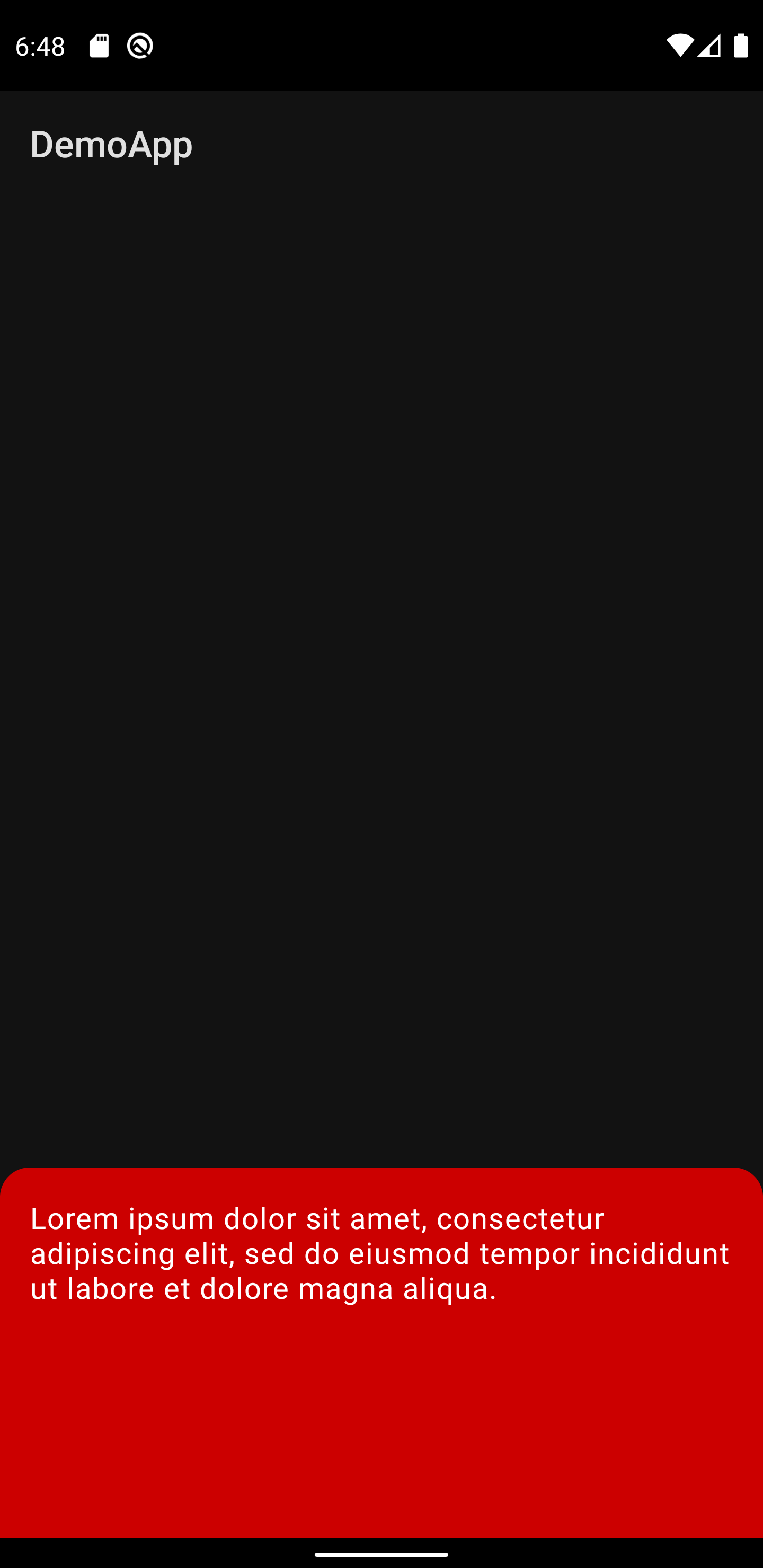 [CoordinatorLayout] Ignoring cardBackgroundColor at MaterialCardView with BottomSheetBehavior ...