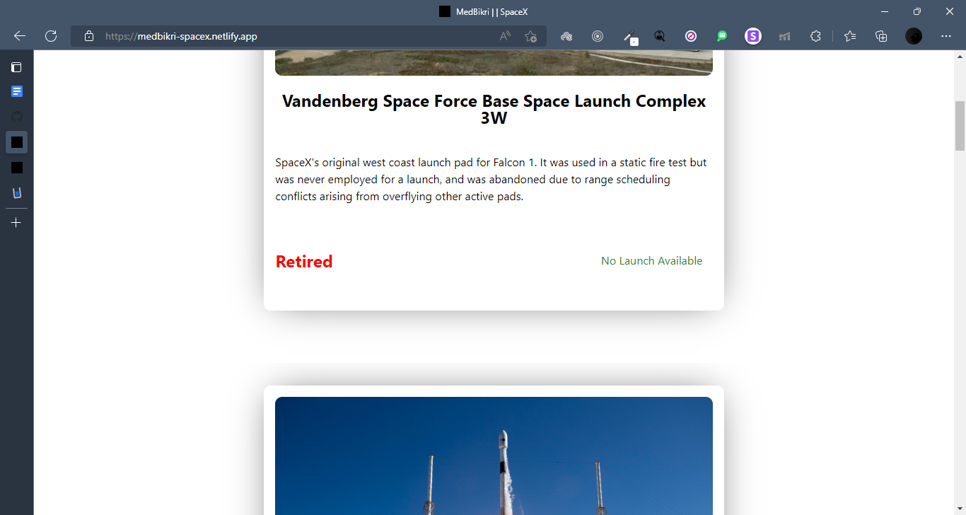 GitHub - weebo-ary/Medbikri_Assignment: Page 1 will show a list of Launchpads each item in the ...