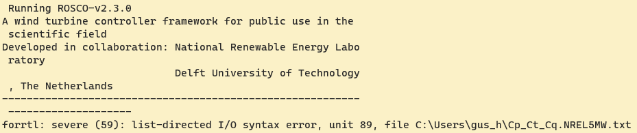 failure to read the Cp_Cq_Ct txt file · Issue #68 · NREL/ROSCO · GitHub