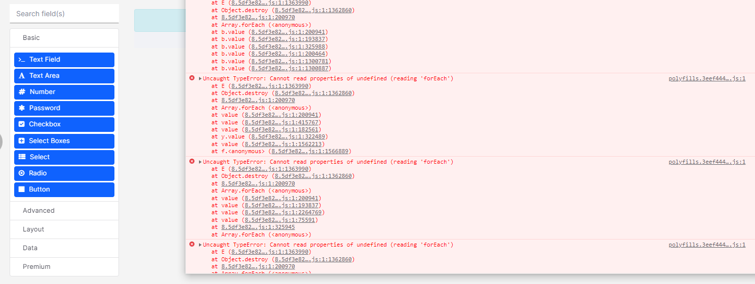 Unable To Drag And Drop Fields To Configure A Form · Issue 859 · Formio Angular · Github