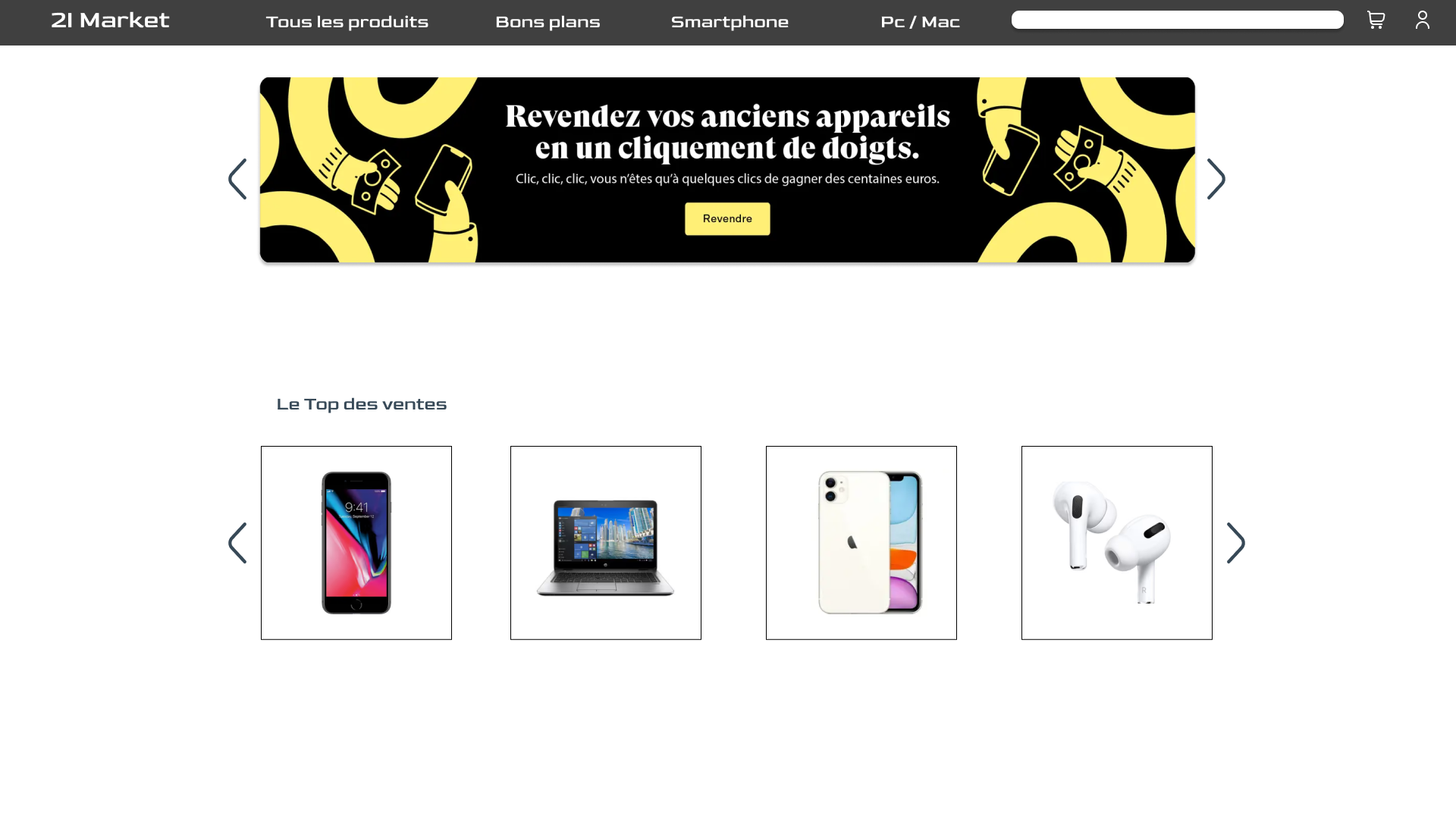 GitHub - getsu7/2I-Market: Un site de revente de matériel reconditionné