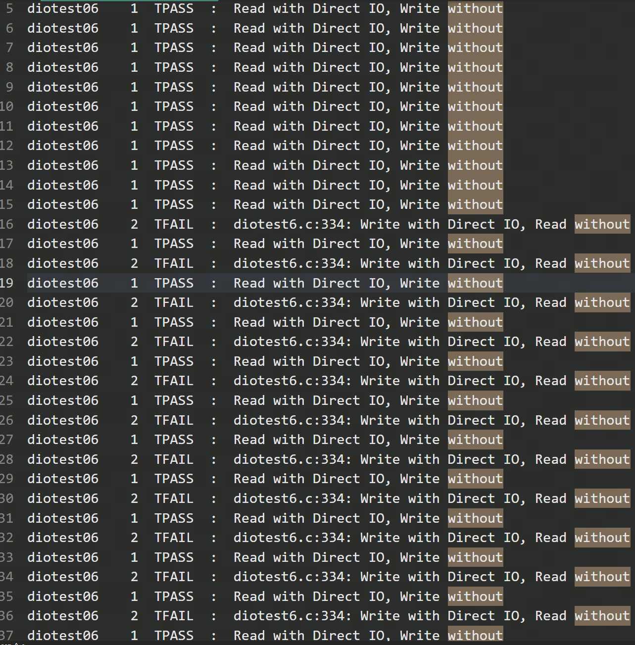 I Got Some Errors When I Excuted Dio Module Test · Issue 1048 · Linux Test Project Ltp · Github