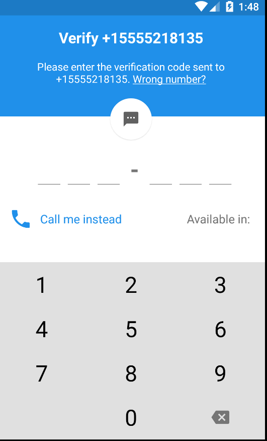 SMS Verification code layout bug. · Issue #8049 · signalapp/Signal-Android · GitHub
