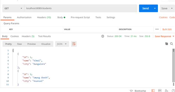 GitHub - tvimal5990/Student: Rest API using spring boot
