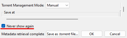 request to not open right away or at least an option · Issue #18526 · qbittorrent/qBittorrent ...