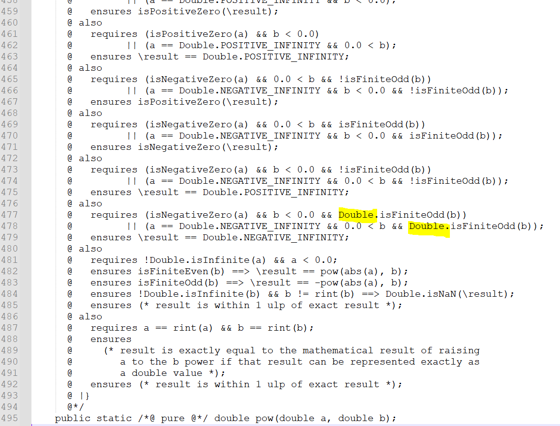 potential issue in Math.pow 's specification · Issue #765 · OpenJML/OpenJML · GitHub