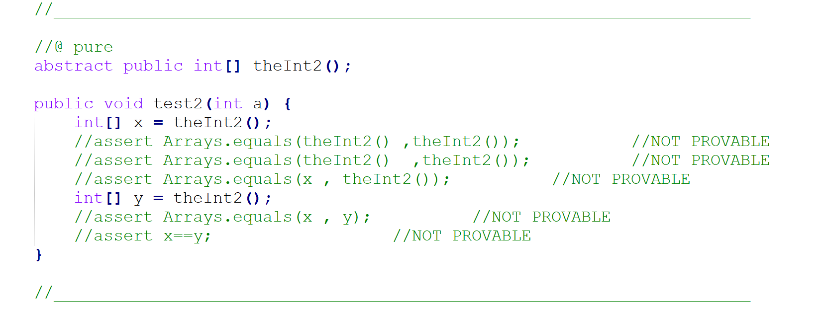 Have a deterministic function which return nonprimitive data type · Issue #780 · OpenJML/OpenJML ...