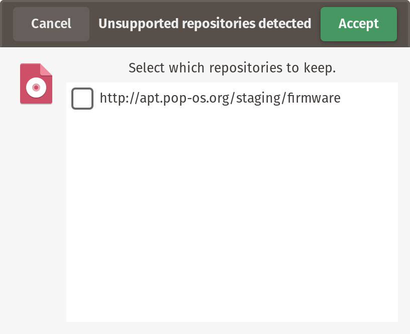 Create interface for incompatible repos (in preparation for upgrade ...
