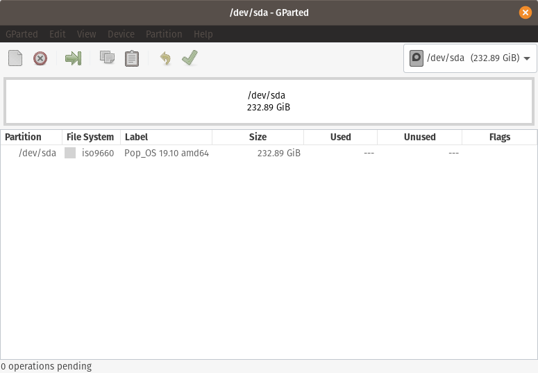 [GTK2] gparted menu bar has poor contrast · Issue #349 · pop-os/gtk-theme · GitHub