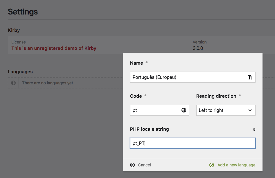 Error on saving custom language · Issue #1381 · getkirby/kirby · GitHub