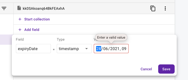 Cannot enter timestamp field on document in Firestore · Issue #601 ...