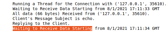 Waiting to Receive Data Starting from.... · Issue #2 · ahmedfgad ...