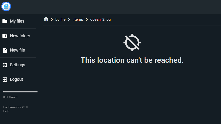 Image Browse Mode Delete Problem · Issue 2339 · Filebrowserfilebrowser · Github 5433