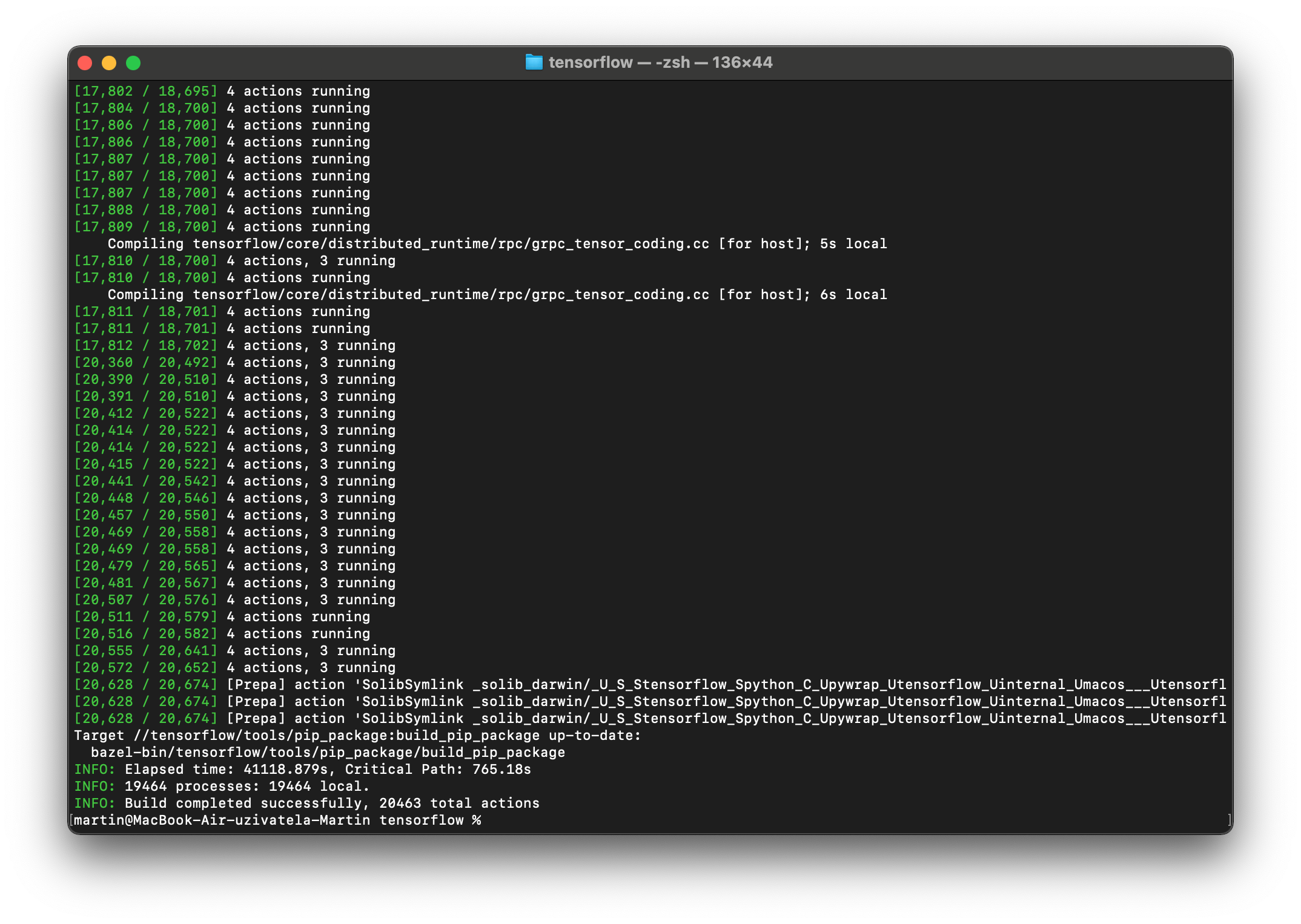 Failed to build wheel on MacOS Big Sur · Issue #45095 · tensorflow ...