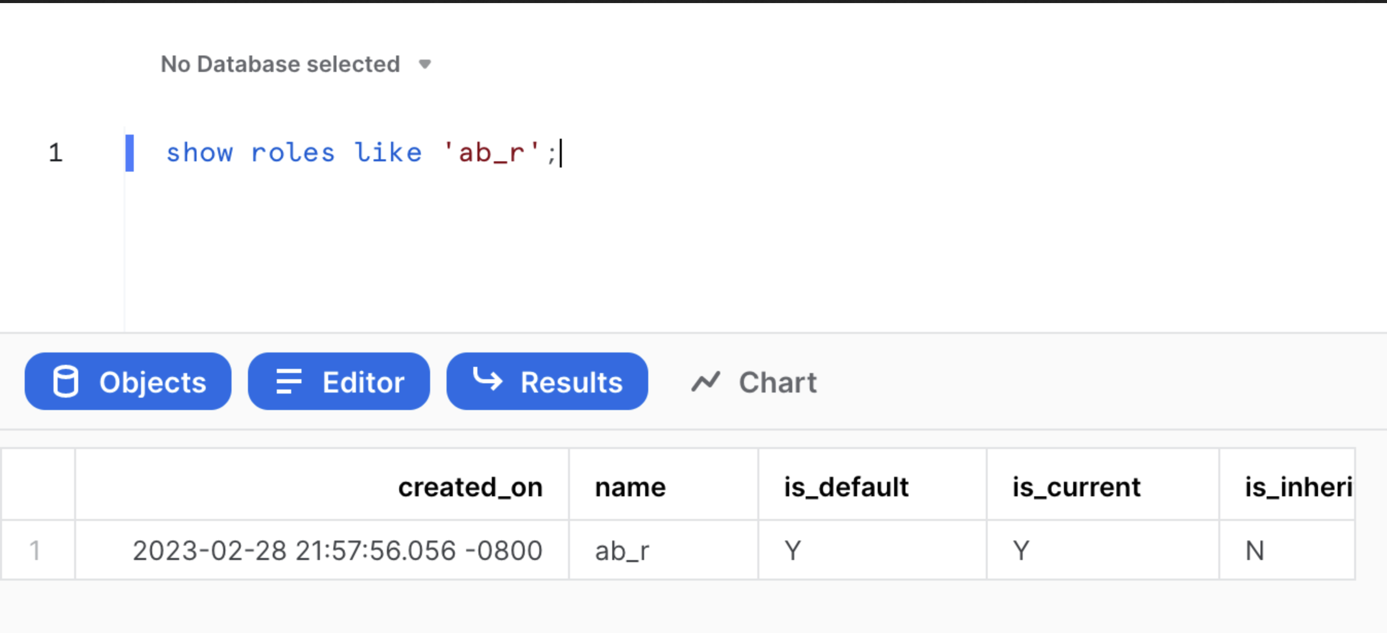 Snowflake Connection: role 'role' specified in the connect string does not exist or not ...